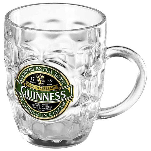 Guinness Ireland Tankard, Dimpled — The Temple Bar Pub