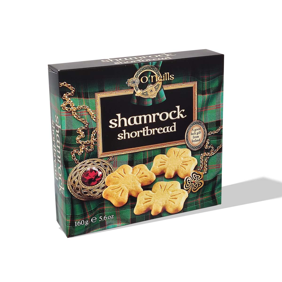 O'Neills Shortbread Shamrock Biscuits, Big Box — The Temple Bar Pub
