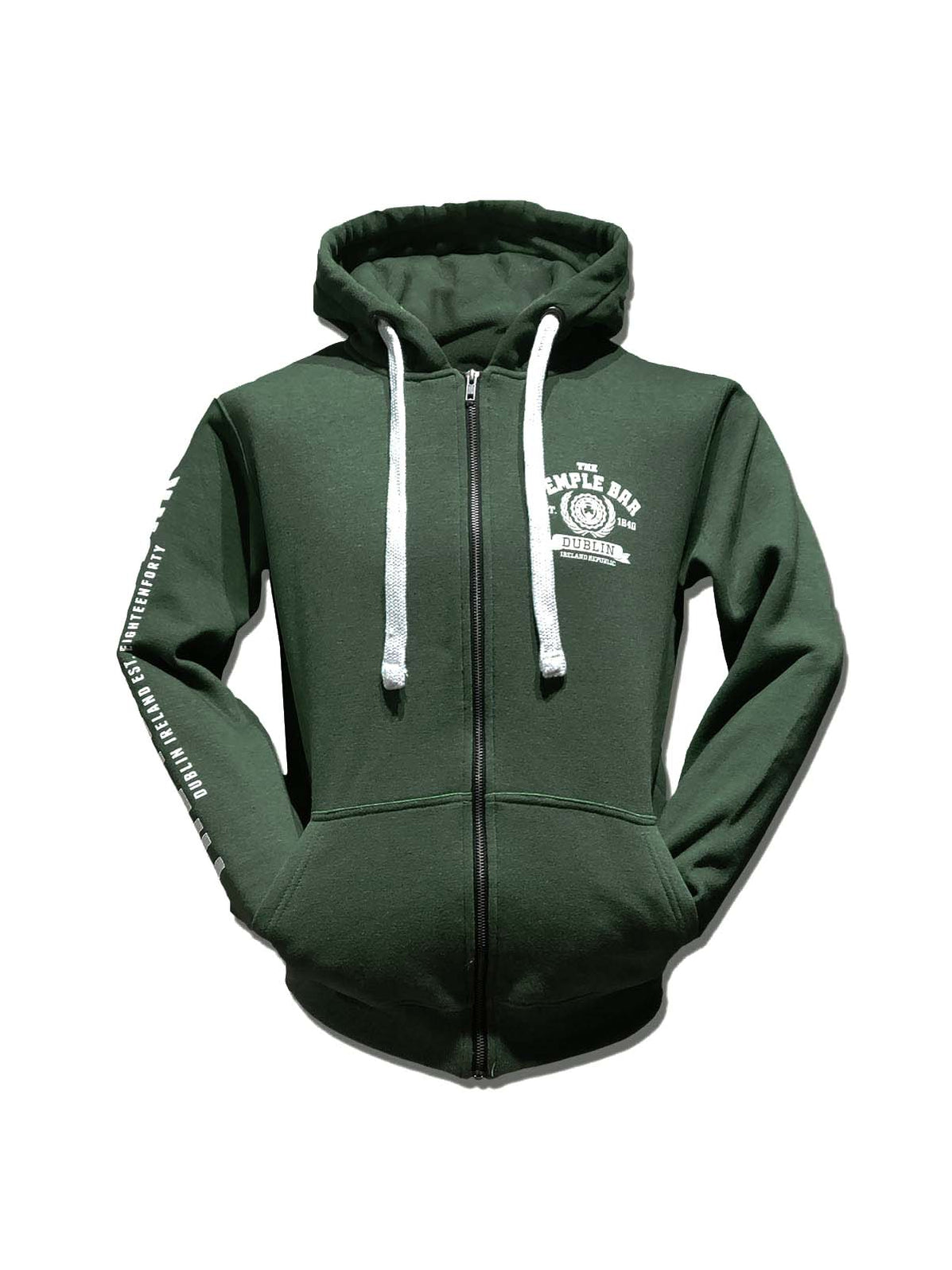 The Temple Bar Laurels Zip-Up Hoodie — The Temple Bar Pub
