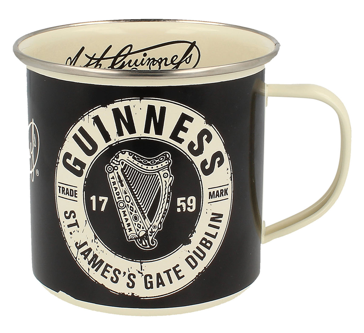 Guinness Enamel Mug — The Temple Bar Pub